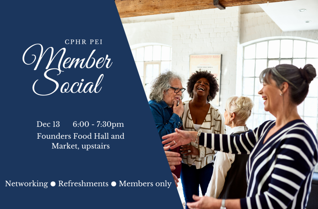 Member Social | CPHR Prince Edward Island